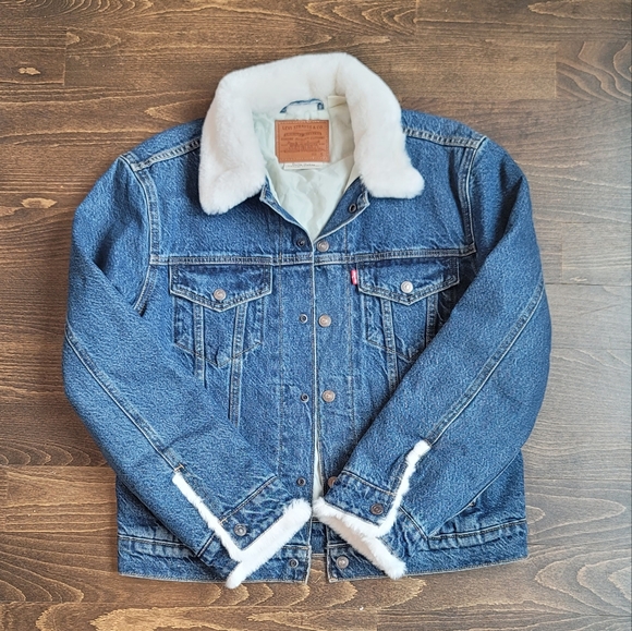 Levi's | Jackets & Coats | Nwot Winter Denim Jacket | Poshmark